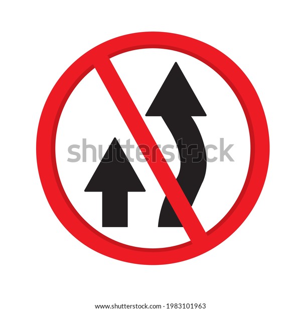 Traffic Signal Overtaking Prohibited Stock Vector (Royalty Free ...