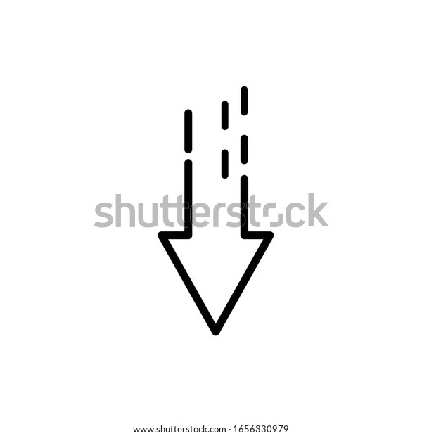Traffic Sing Black Icon Illustration Road Stock Vector (Royalty Free ...