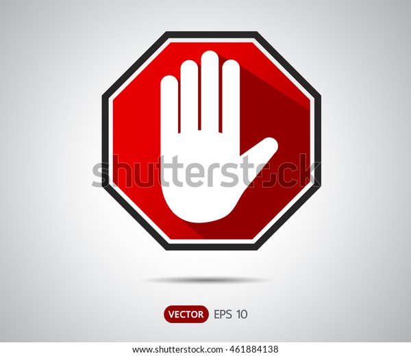 Traffic Stop Sign Icon Logo Vector 스톡 벡터(로열티 프리) 461884138 | Shutterstock
