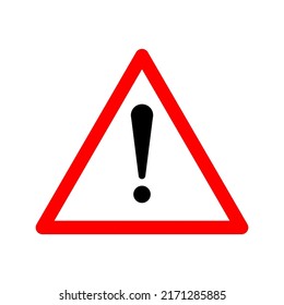 Traffic Warning Sign Warning Alert Road Stock Vector (Royalty Free ...