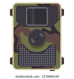 Trail Camera Vector Cartoon Illustration Isolated Stock Vector (Royalty ...