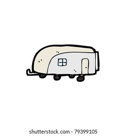 Trailer Cartoon Stock Vector (Royalty Free) 79399105