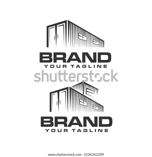 Trailer House Logo Two Design Concepts Stock Vector (Royalty Free ...