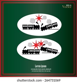 1,768 Train accident vector Images, Stock Photos & Vectors | Shutterstock