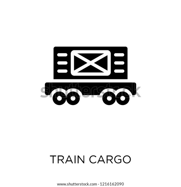 Train Cargo Icon Train Cargo Symbol Stock Vector (Royalty Free ...