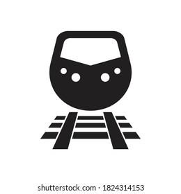 Train Icon Design Isolated On White Stock Vector (Royalty Free ...