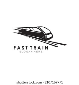 Train Illustration Logo Vector Flat Design Stock Vector (Royalty Free ...