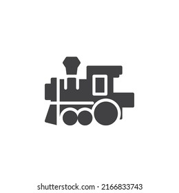 Train Toy Vector Icon Filled Flat Stock Vector (Royalty Free ...