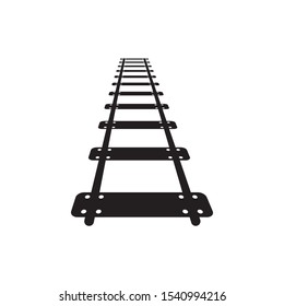 Train Track Graphic Design Template Vector Stock Vector (Royalty Free ...