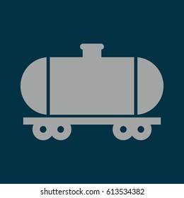 Train Wagon Icon Vector Stock Vector (Royalty Free) 613534382 ...