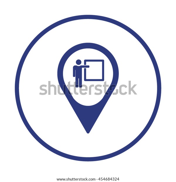 Training Icon Flat Design Stock Vector (Royalty Free) 454684324 ...