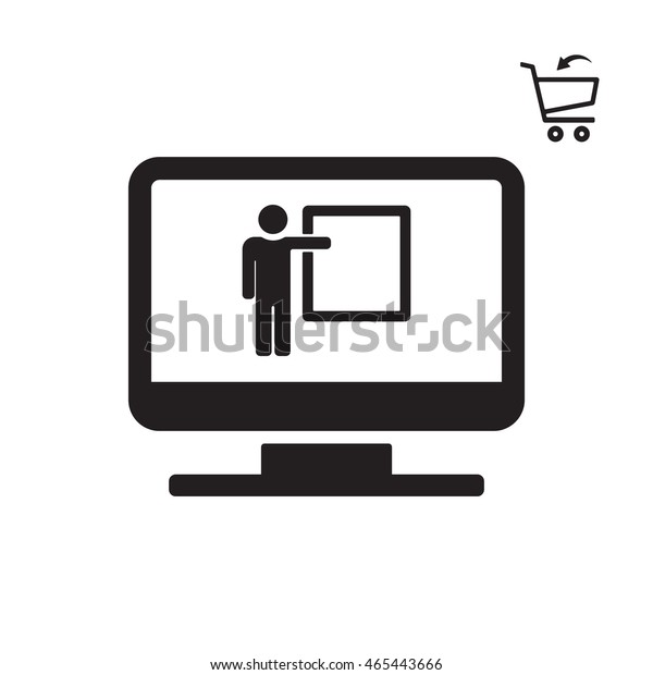Training Icon Flat Design Stock Vector (Royalty Free) 465443666 ...