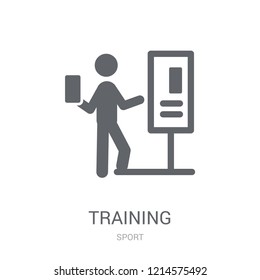 Training Icon Trendy Training Logo Concept Stock Vector (Royalty Free ...