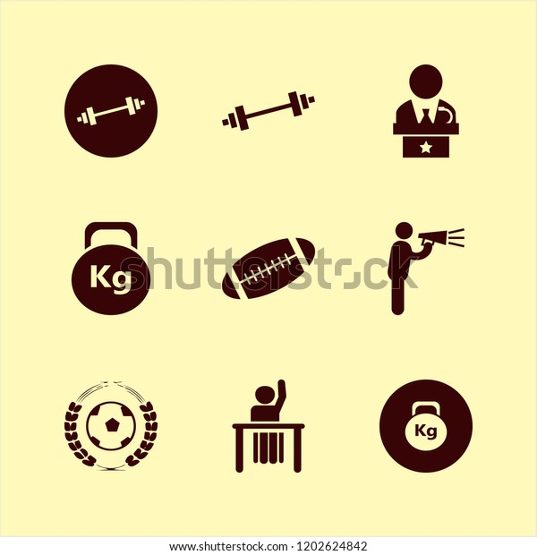 Training Icon Training Vector Icons Set Stock Vector (Royalty Free ...