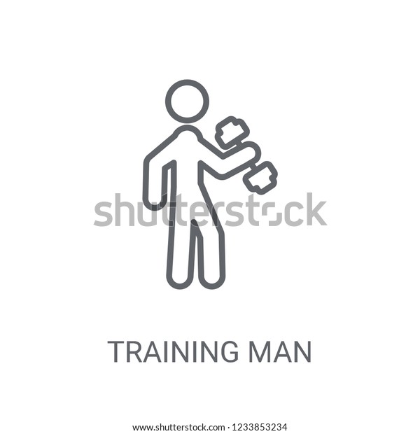 Training Man Icon Trendy Training Man: เวกเตอร์สต็อก (ปลอดค่าลิขสิทธิ์ ...