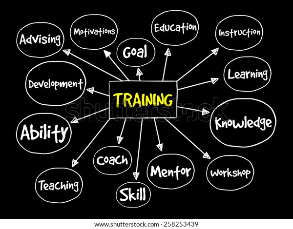 Training Mind Map Business Concept Stock Vector (Royalty Free ...