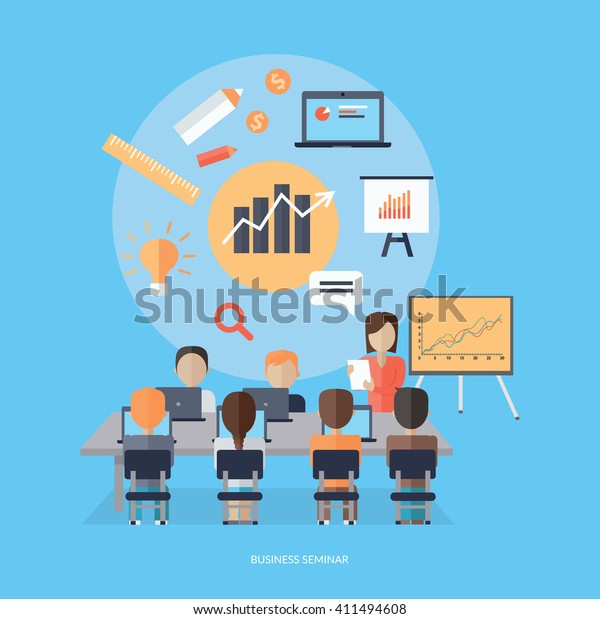 Training Staff Briefing Presentation Staffing Corporate Stock Vector ...