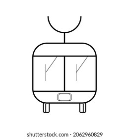 Tram Logo Icon Vector Design Template Stock Vector (Royalty Free ...