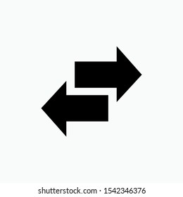 Tranfer Icon Switch Transaction Exchange Vector Stock Vector (Royalty ...