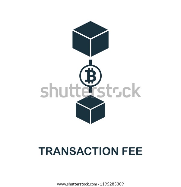 Transaction Fee Icon Monochrome Style Design Stock Vector (Royalty Free ...