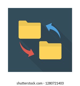 Transfer Exchange File Sharing Stock Vector (Royalty Free) 1280721403 ...