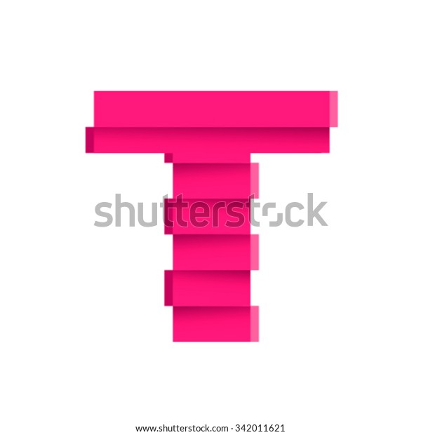 Transformation Font Letter T Stock Vector (Royalty Free) 342011621 ...