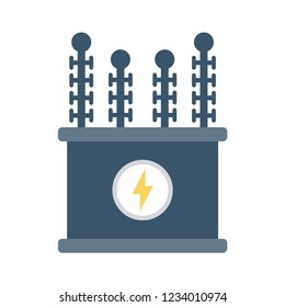 Transformer Substation Electricity Stock Vector (Royalty Free ...