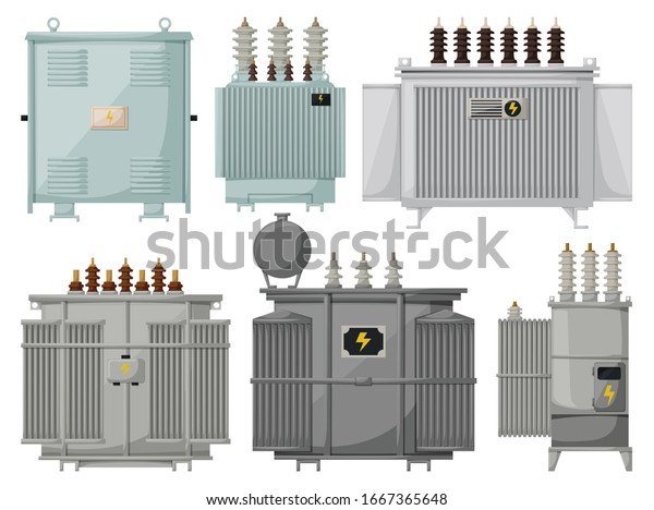 Transformer Vector Installation On White Background Stock Vector ...