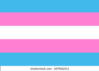 Transgender Flag Background Vector Illustration Stock Vector (Royalty ...
