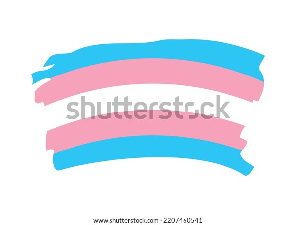 Transgender Grunge Pride Flag Icon Vector Stock Vector (Royalty Free ...