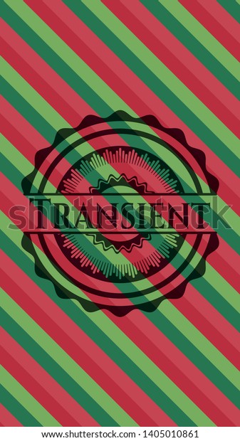 Transient Christmas Emblem Background Vector Illustration Stock Vector ...