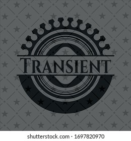 Transient Dark Badge Vector Illustration Detailed Stock Vector (Royalty ...