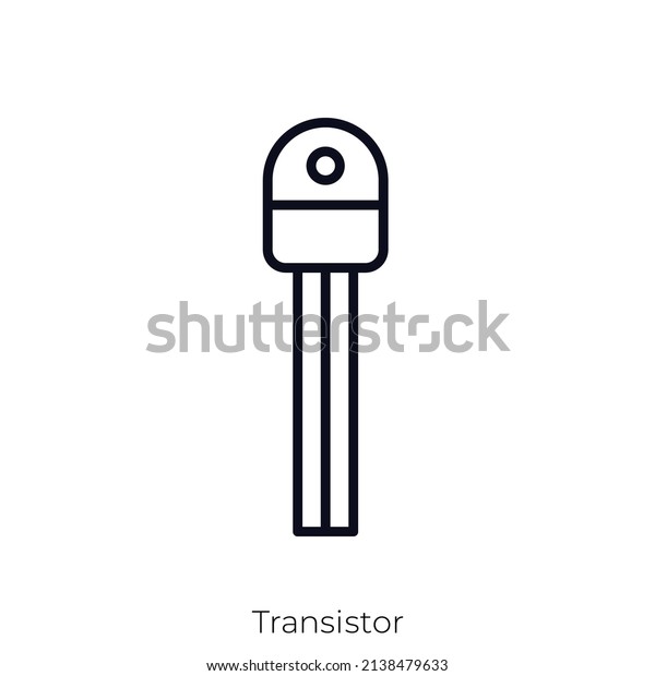 Icono de transistor. Diseño de icono: vector de stock (libre de regalías) 2138479633 | Shutterstock