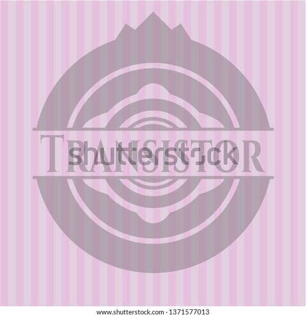 Transistor Pink Emblem Stock Vector (Royalty Free) 1371577013 ...