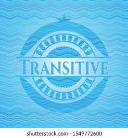 Transitive Water Concept Emblem Background Vector Stock Vector (Royalty ...
