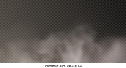 Translucent Smoke Isolated On Transparent Background Stock Vector ...