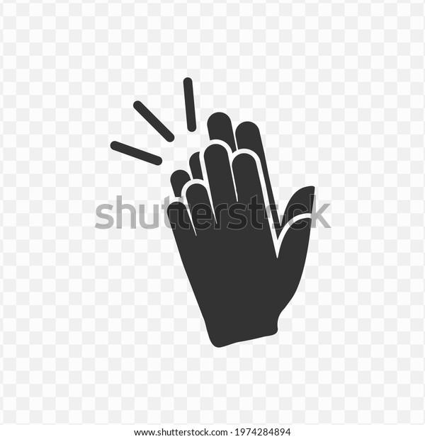 Transparent Applause Icon Png Vector Illustration Stock Vector (Royalty ...