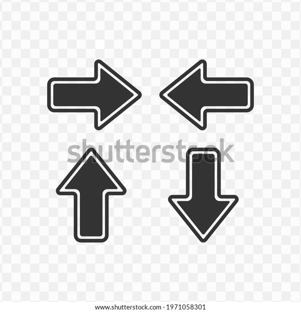Transparent Arrow Icon Png Vector Illustration: Vector có sẵn (miễn phí ...