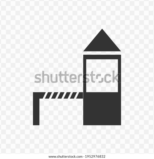 Transparent Barriers Icon Png Vector Illustration Stock Vector (Royalty ...