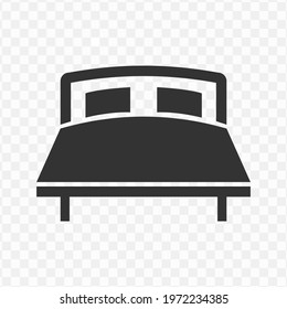 Transparent Bed Icon Png Vector Illustration Stock Vector (Royalty Free ...