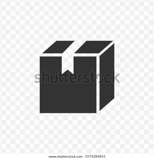 Transparent Box Icon Png Vector Illustration Stock Vector (Royalty Free ...