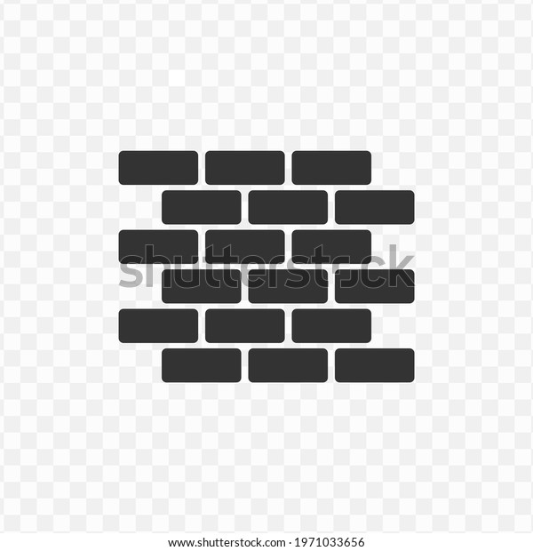 Transparent Brick Icon Png Vector Illustration Stock Vector (Royalty ...