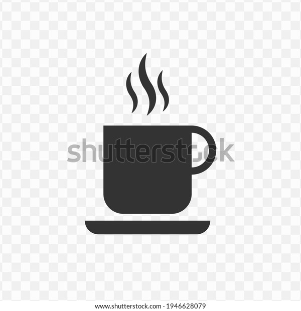 Transparent Coffee Icon Png Vector Illustration Stock Vector (Royalty ...