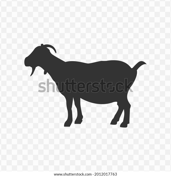 Transparent Goat Icon Png Vector Illustration Stock Vector (Royalty ...