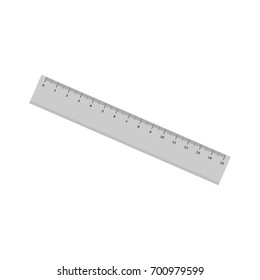Transparent Grey Ruler Vector Illustration School Stock Vector (Royalty ...