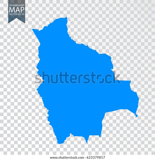Transparent High Detailed Map Bolivia Vector Stock Vector (Royalty Free ...