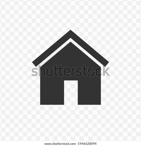 Png de icono de hogar transparente, ilustración vectorial de un icono ...
