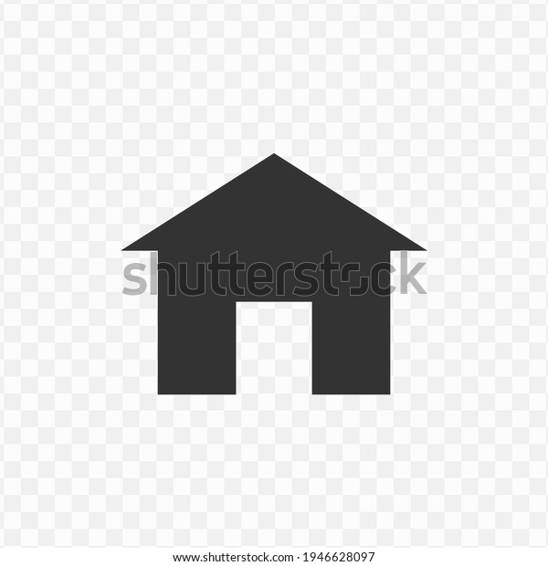Transparent Home Icon Png Vector Illustration Stock Vector (Royalty ...