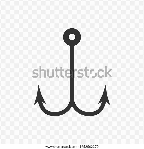 Transparent Hook Icon Png Vector Illustration Stock Vector (Royalty ...