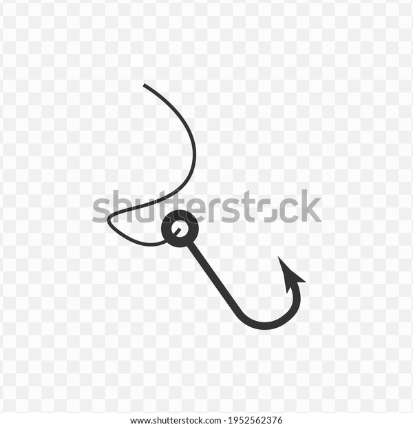 Transparent Hook Icon Png Vector Illustration Stock Vector (Royalty ...